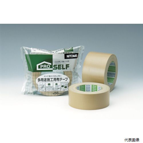 【特長】 ●基材表面に特殊ラミネート加工を施し、耐候性に優れています。 【用途】 ●養生用ベニア板の固定。 ●排水マスのフタのふさぎ。 ●のろ止め。 ●色：ダンボール ●幅(mm)：50 ●長さ(m)：25 ●厚さ(mm)：0.29 ●粘着...