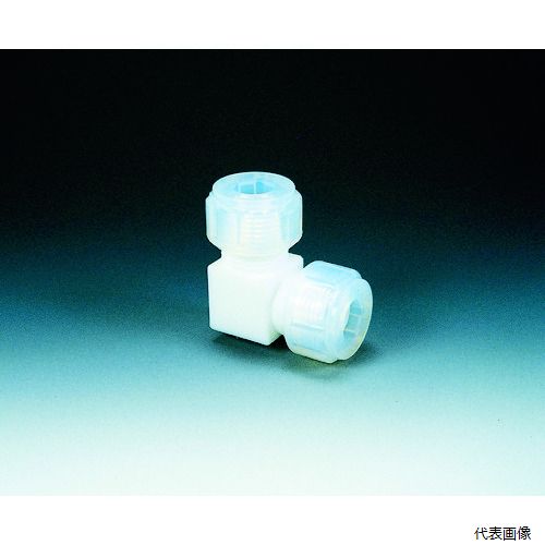 【特長】 ●耐薬品性・耐熱性・非粘着性・高電気絶縁性・滑り性に優れています。 ●接続は、ソロバン型シールになります。 ●適合チューブ外径(mm)：6 ●適合流体：酸、アルカリなど 【材質／仕上】 ●フッ素樹脂（PFA/PTFE） ●本体：P...