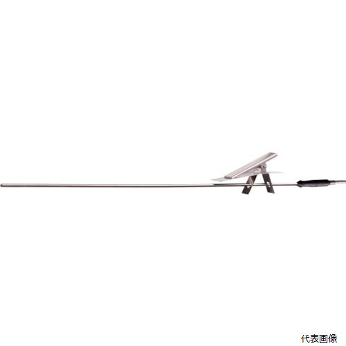 【用途】 ●室内の温湿度管理に。 ●測定温度範囲(℃)：-10〜110 ●使用温度範囲(℃)：-10〜110 ●プローブ長(mm)：5×500 ●センサー：サーミスタ ●センサーコード長：1.5m ●鍋取付用クリップ付 【入数】 ●1本 他...