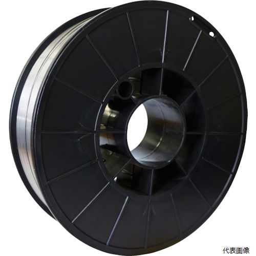 【特長】 ●ノンガス用軟鋼フラックス入りワイヤーになります。 【用途】 ●自動車板金、建築金物などの一般軟鋼溶接用。 【仕様】 ●ワイヤー径(mm)：Φ0.9 ●電流範囲(A)：35〜140 ●ワイヤ長(m)：約1150 ●リール外径(mm...