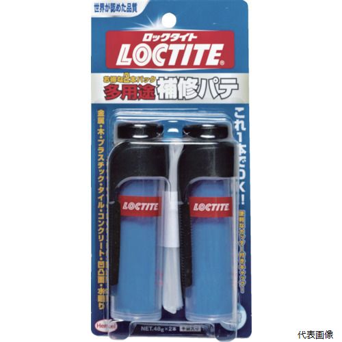 【特長】 ●練るだけで簡単に使える接着補修パテです。 ●ほとんどの材質に使用できる多用途タイプです。 ●約15分で実用強度を発現するスピードタイプです。 ●水の中でも硬化します。耐水性・耐熱性に優れ、屋外でも使用できます。 【用途】 ●プラ...