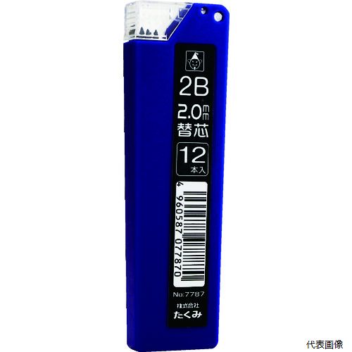 【特長】 ●水濡れにも強い耐熱2mm替芯です。 ●ノック式鉛筆シリーズに共通で使用可能です。 【用途】 ●建築マーキング用に。 ●木材・コンクリートなどに。 【仕様】 ●色：黒(2B) ●タイプ：芯：耐熱・耐水 ●芯径(mm)：2 ●長さ(...