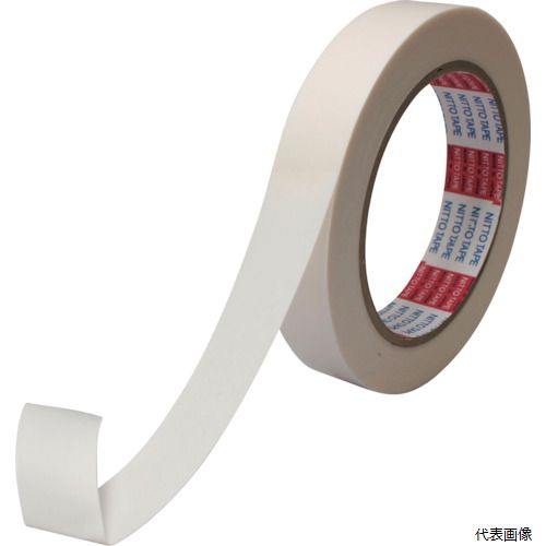 【特長】 ●被着体による粘着力の差が少ないため、使用範囲が広い両面テープです。 ●適度な粘着感があり、貼り付け作業がしやすいです。 【用途】 ●一般事務用途に。 ●紙やフィルムのスプライス用に。 ●軽量プレート固定に。 【仕様】 ●色：ホワ...