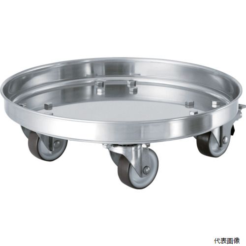 【特長】 ●ストレートタンク（CTL、CTLK、CTH、CTB、ST、STB）用の台車です。（テーパー付タンクには適合しません） ●ナイロンウレタン車輪により床を傷めず、車輪痕が付きにくいため、クリーンルームでの使用に適しています。 【用途...
