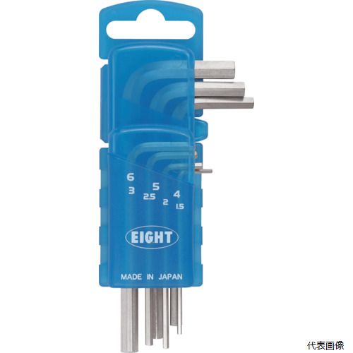 【特長】 ●ドアホルダはレンチとホルダの抵抗が無く、出し入れ楽々です。使用後は、扉を閉めるだけでレンチが元通りの向きに揃います。 ●ISO・JIS規格を上回るよう、設計・製作されている「プロ向け」の製品です。 【用途】 ●六角穴付ボルト類の...