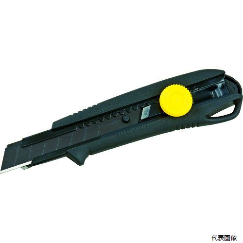 【特長】 ●ホルダー全体に焼入したステンレス鋼を採用しています。 ●ホルダー部がドライバーと同等の硬度なので、ねじを締めたり、つく、こじるが可能になりカッター本体を多機能工具として使用できます。 ●しっかり握れて滑りにくいエラストマー樹脂グ...