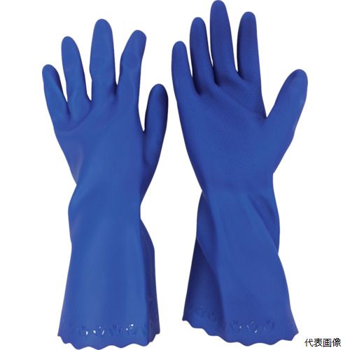 【特長】 ●内面はクッション性のある発泡層で、保温性に優れています。 ●外面・内面に抗菌加工を施し、カビの発生、臭いを抑えます。 【用途】 ●水仕事・掃除・雪掻き・寒い日の作業に。 【仕様】 ●色：ブルー ●サイズ：ML ●全長(cm)：3...