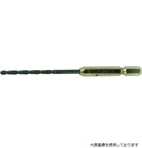 【特長】 ●インパクトドライバー(9.6V以上)対応の六角軸鉄工ドリルです。 【仕様】 ●刃径(mm)：3.0 ●溝長(mm)：42 ●全長(mm)：101 ●シャンク径(mm)：6.35 ●適合機種：電気ドリル・インパクトドライバー(9....