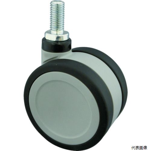 【特長】 ●医療機器用に開発設計された大型双輪ウレタンキャスターです。 【用途】 ●医療機器・ベッド・介護用品・家具・店舗什器等 【仕様】 ●許容荷重(daN)：120 ●許容荷重(kgf)：122 ●車輪径D(mm)：124 ●車輪幅(m...