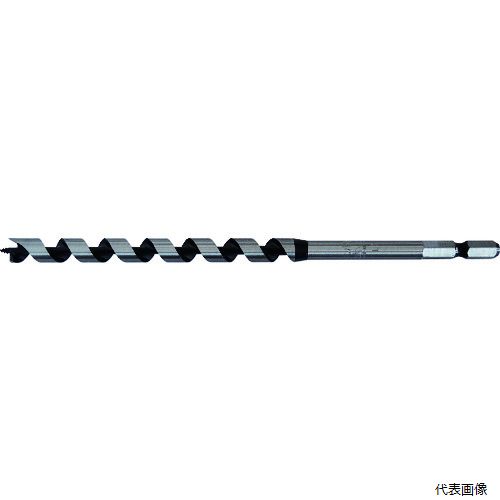 【特長】 ●先ねじとケガキ刃の部分を従来のドリルよりも小さくすることにより、切削抵抗を抑えバッテリーの持ちが良くなり、インパクトドライバーでの使用に最適です。 【用途】 ●被削材：木材。 ●少し深めの貫通穴用 【仕様】 ●刃径(mm)：9 ...