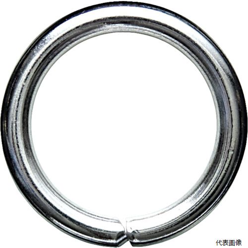 【特長】 ●ステンレス製で錆に強いです。 【用途】 ●チェーンの先端金具・ジョイント金具に。 【仕様】 ●使用荷重(N)：40 ●D(mm)：4.8 ●L(mm)：32 ●d(mm)：4.8 ●SSR48×1個入 ●未溶接であるのでペンチで...