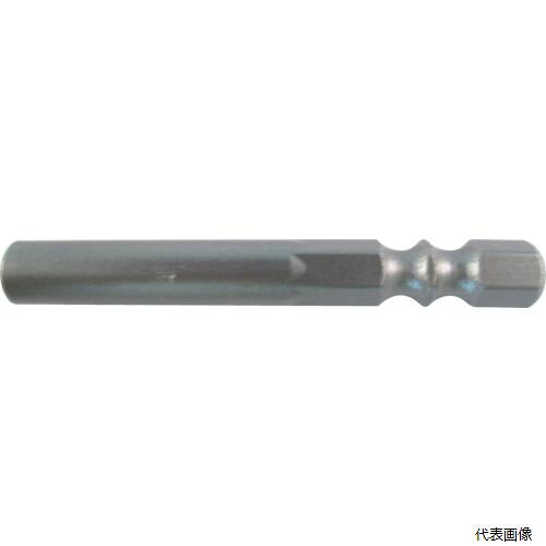 【特長】 ●ボール位置が異なる2種類のドライバーに装着できる兼用溝になっています。 ●専用特殊鋼を用いることで靭性を高め、耐久性を向上させています。 ●別注でマグネットの装着が可能です。 【仕様】 ●全長(mm)：55 ●対辺(mm)：4 ...