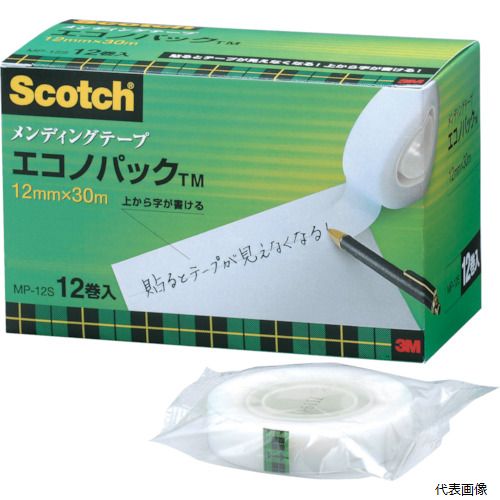 【特長】 ●コピーやスキャンをしても影がでません。 ●貼るとテープがほとんど見えなくなり上質な仕上げ感です。 ●テープの上から文字が書けます。 ●丈夫で変色しにくく、本・辞書などの補修に最適です。 ●お得な大容量パックです。 ●フラットファ...