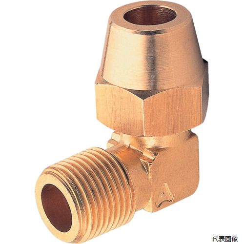 【特長】 ●フレアー加工銅管とネジ配管の接続に 【用途】 ●銅管用継手。 【仕様】 ●適合銅管外径(mm)：12.7 ●寸法(mm)L：40 ●ねじ：R1/2 ●六角対辺(mm)：24 ●寸法(mm)L1：29 ●寸法L(mm)：40 ●使...