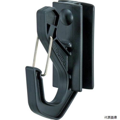 【特長】 ●安全帯フックを使わない時にベルトへかけるためのフックです。 ●移動しても落ちないロックの付いた部分と、少し手を開けたい時に置く部分の2ケ所かける所があります。 ●軽量な樹脂製です。 【用途】 ●安全帯用フックハンガー 【仕様】 ...