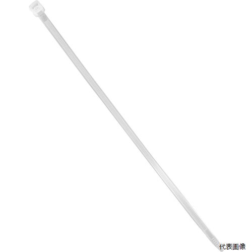 【特長】 ●国内製造品です。 ●屋内使用に適しています。 ●1度しめるとはずれません。 【用途】 ●屋内用。 【仕様】 ●色：乳白 ●幅(mm)：4.4 ●長さ(mm)：200 ●厚さ(mm)：1.25 ●最大結束径(mm)：54 ●引張強...