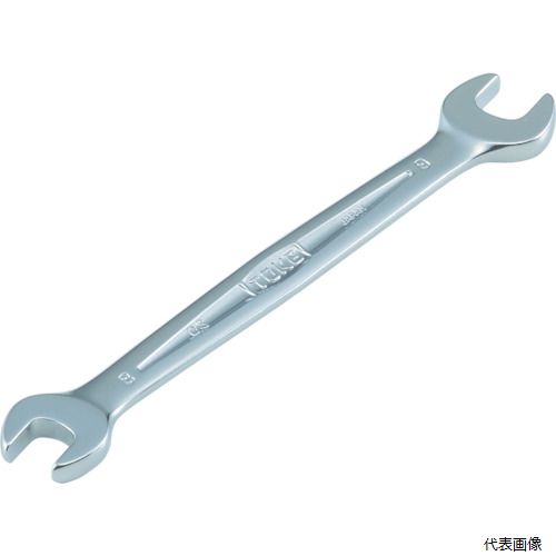 【特長】 ●美しい梨地仕上げで手に馴染む柔らかい曲線デザインです。 ●丸形とやり形の特長を合わせ持った独自のヘッド形状です。 ●グッドデザイン賞受賞品です。 【仕様】 ●二面幅寸法(mm)：6×7 ●全長(mm)：104 【材質／仕上】 ●...