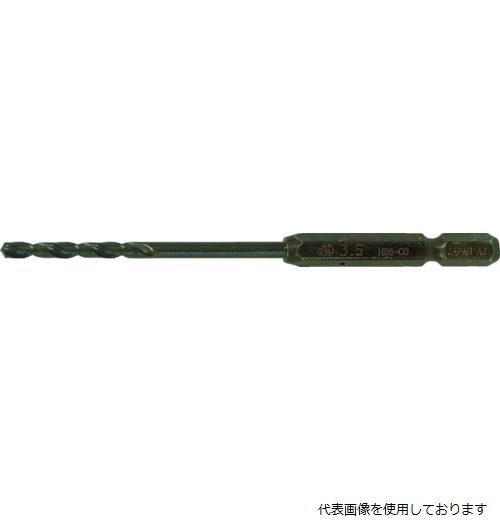 【特長】 ●インパクトドライバー(9.6V以上)対応の六角軸ステンレス用ドリルです。 【仕様】 ●刃径(mm)：3.5 ●溝長(mm)：32 ●全長(mm)：100 ●シャンク径(mm)：6.35 ●適合機種：電気ドリル・インパクトドライバ...