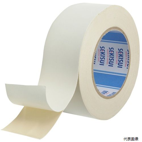 【特長】 ●布を基材とした強力厚手両面テープです。 ●適度な柔軟性と強い粘着力で、凹凸面にピタリと接着します。 【用途】 ●カーペットなどの固定用。 ●ベニヤ板の仮接着に。 ●選挙ポスターの掲示に。 【仕様】 ●色：白 ●幅(mm)：50 ...