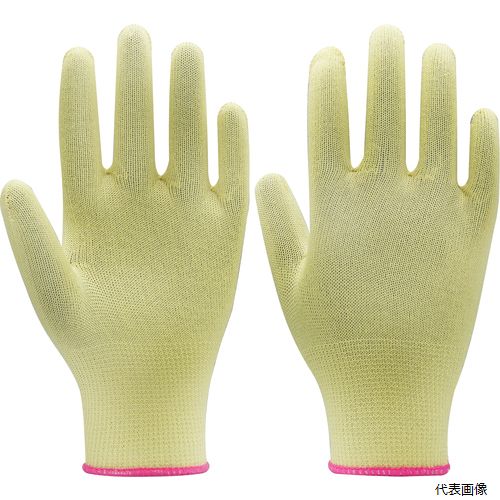 【特長】 ●ホコリの原因となる毛羽立を抑えたケブラー［［R下］］長繊維を使用しています。 ●伸縮性ケブラー［［R下］］を使用しているため手にぴったりフィットします。 ●15ゲージの超薄手タイプです。 【用途】 ●電気製品組み立て作業。 ●精...