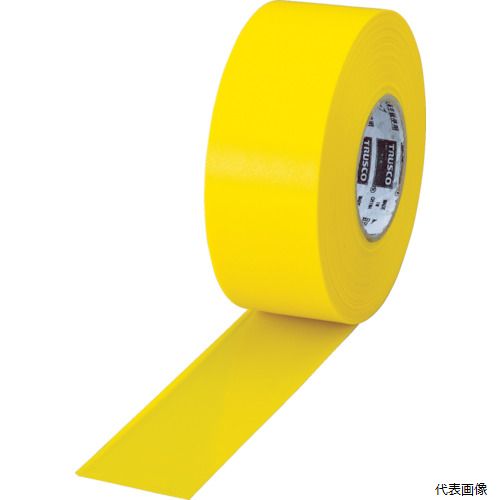 【特長】 ●視認性の良い5色展開で山林等でも目立つ非粘着ビニールテープです。 【用途】 ●測量、土木、樹木調査、発掘調査などの簡易目印に。 【仕様】 ●色：イエロー ●幅(mm)：30 ●長さ(m)：50 ●厚さ(mm)：0.08 ●非粘着...