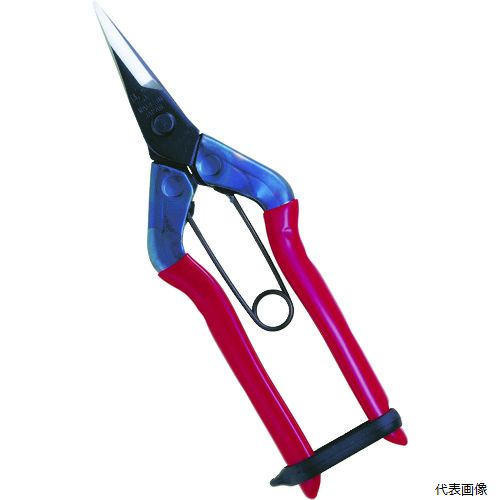 【特長】 ●収穫物を傷つけにくいように刃の側面を丸く加工しています。 ●細かく作業ができるように刃先を細かくしています。 【用途】 ●農作業全般に。 ●果樹、野菜の収穫、摘果、摘花作業。 【仕様】 ●刃長(mm)：35 ●全長(mm)：17...