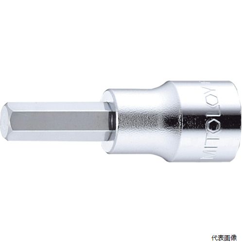 【特長】 ●差込角9.5mm用です。 【用途】 ●作業における六角穴付ボルトや止めネジなどの締めゆるめ用に。 【仕様】 ●差込角(mm)：9.5 ●対辺寸法(mm)：6 ●ビット長さ(mm)：22 ●全長(mm)：50 ●対辺(mm)：6 ...