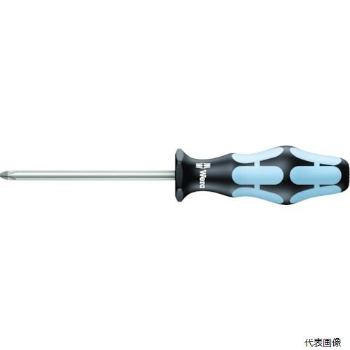 【特長】 ●特殊なグリップ形状により、つかみやすさとフィット感を実現しています。 ●先端のレーザーチップにより、ねじへの食いつきに優れています。 【仕様】 ●刃先：［［＋］］No.1 ●軸長(mm)：80 ●全長(mm)：178 ●軸：丸軸...