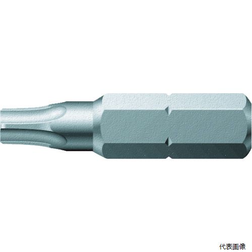 【特長】 ●いじり止め付トルクス［［R下］］用のビットです。 ●ダクタイル製の頑強なタイプで、鉄板や金属板の加工に最適です。 【仕様】 ●刃先：T20H ●全長(mm)：25 ●差込(mm)：6.35 ●差込：6.35mm ●トーションタイ...