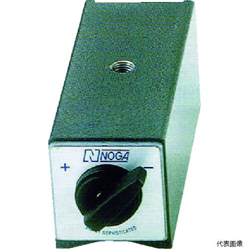 【特長】 ●コンパクトサイズで強力な磁力を発揮します。 【用途】 ●マグネットホルダー台 【仕様】 ●吸着力(N)：1300 ●幅(mm)：50 ●奥行(mm)：120 ●高さ(mm)：55 ●取付ねじ穴寸法：M10×1.25 ●吸着面位置...