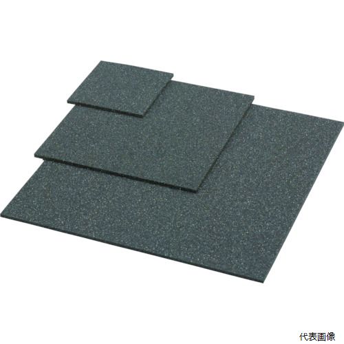 【特長】 ●クッション性に優れています。 【用途】 ●クッション材、すべり止めに。 ●建築・工事・現場・施工・補修資材、機械部品、緩衝材に。 【仕様】 ●色：黒 ●厚さ(mm)：5 ●幅(mm)：100 ●長さ(mm)：100 ●タイプ：粘...