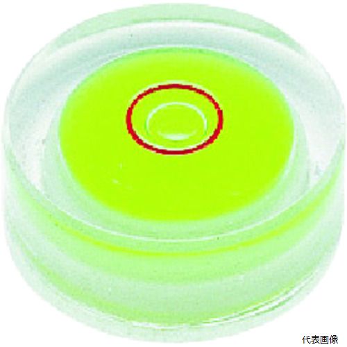 【特長】 ●機械、機器への取り付けに最適です。 【用途】 ●水平測定に。 【仕様】 ●高さ(mm)：5 ●マグネット：なし ●精度：1.33mm/m＝0.0764° ●感度：1.33mm/m=0.0764° ●直径(mm)：6 ●91’/2...