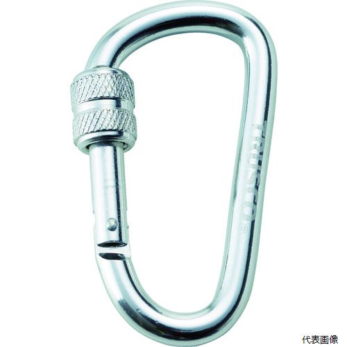 【特長】 ●カギやツールをワーキングベルトに吊るすことが可能です。 ●ねじロックを回すことでフック部分をロックできます。 【仕様】 ●色：シルバー ●幅(mm)：43 ●長さ(mm)：79 ●耐荷重(kg)：5 ●高さ(mm)：79 ●内寸...