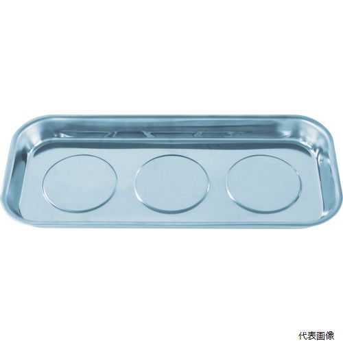 【特長】 ●強いマグネットにより安心・安全にOA家具・機械設備に貼り付けて部品・工具管理ができます。 ●作業部品・工具をまとめて収納できます。 【用途】 ●パーツ・ツールの吸着管理に。 ●屋外修理作業など。 【仕様】 ●最大荷重(kg)：3...