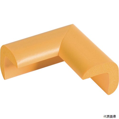 【特長】 ●ちぎれにくく、クッション性に優れた衝撃吸収材です。 【用途】 ●工事現場や工場の危険防止に。 【仕様】 ●色：イエロー ●厚さ(mm)：6 ●取付方法：貼付タイプ(両面テープ付属) ●横(mm)：50 ●高さ(mm)：22 ●縦...
