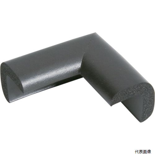 【特長】 ●ちぎれにくく、クッション性に優れた衝撃吸収材です。 【用途】 ●工事現場や工場の危険防止に。 【仕様】 ●色：ブラック ●厚さ(mm)：6 ●取付方法：貼付タイプ(両面テープ付属) ●横(mm)：50 ●高さ(mm)：22 ●縦...