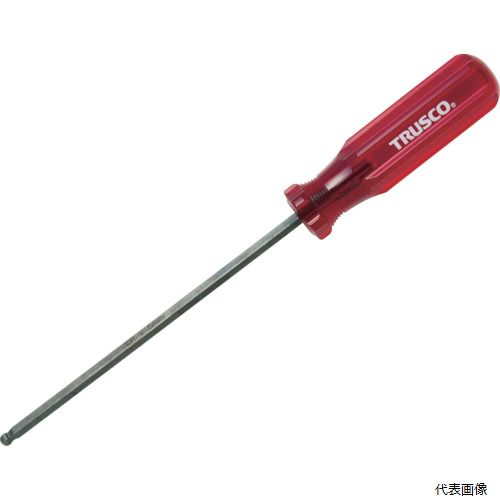 【特長】 ●ボールポイント形状により25°斜めからでも締め付け可能です。 【仕様】 ●対辺寸法(mm)：6.0 ●軸長(mm)：150 ●全長(mm)：240 ●対辺(mm)：6.0 ●表面処理：黒染め 【材質／仕上】 ●軸：クロムバナジウ...