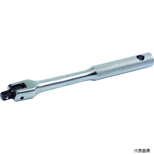 【特長】 ●ラチェットハンドルより高いトルク、強い力をかける時に最適です。 ●表面処理は三価クロムメッキです。 【仕様】 ●差込角(mm)：6.35 ●全長(mm)：147 ●表面処理：三価クロムメッキ 【材質／仕上】 ●クロムバナジウム鋼...