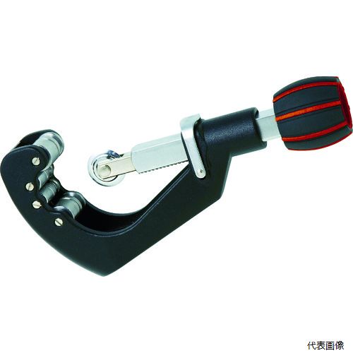【特長】 ●薄刃強力タイプで優れた切れ味です。 ●ノブにスペア用替刃付（GFC-325NC1枚）です。 【用途】 ●銅・アルミ・真鍮・硬質塩ビ管のパイプ切断に。 【仕様】 ●全長(mm)：271 ●切断能力(mm)：10〜66 ●最大肉厚(...