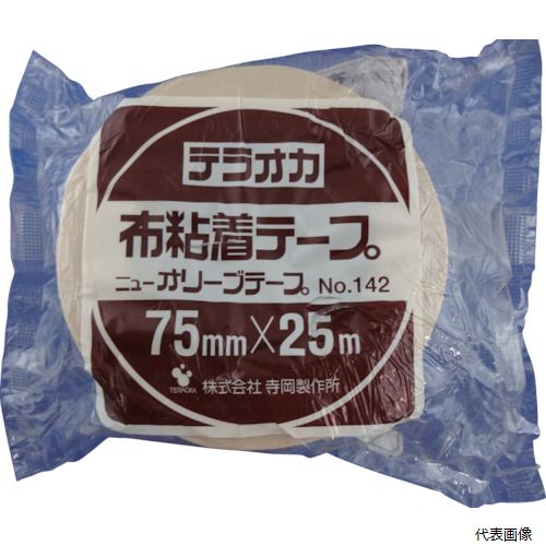 【特長】 ●包装用の定番布テープです。 ●コシのある布に強力な粘着剤を塗布したタイプです。 ●手で簡単に切れます。 【用途】 ●包装用途に。 【仕様】 ●色：ダンボール ●幅(mm)：75 ●長さ(m)：25 ●厚さ(mm)：0.31 ●粘...
