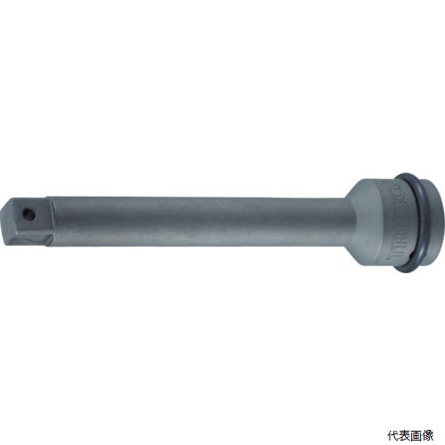 【特長】 ●インパクトレンチなどの動力工具用エクステンションバーです。 【仕様】 ●差込角(mm)：19.0 ●全長(mm)：100 ●適合Oリング：TO3516(差込角凹凸9.5)、TO4024(差込角凹凸12.7)、TO5036(差込角...