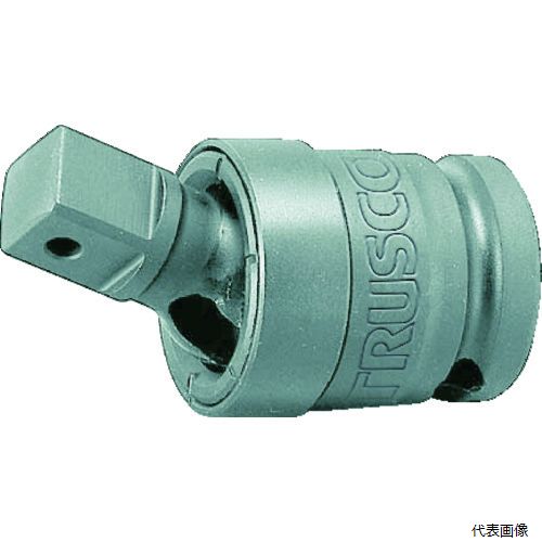 【特長】 ●約30°の首振り角度を持つ動力工具用ユニバーサルジョイントです。 【仕様】 ●差込角(mm)：9.5 ●全長(mm)：48.3 ●適合ピン：TP2518(差込角凹凸9.5)、TP3525(差込角凹凸12.7)、TP4035(差込...