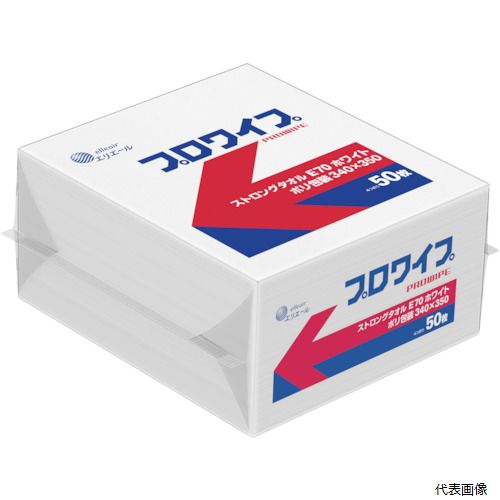 【特長】 ●十分な強度があるため毛羽立ちにくく、丈夫で長持ちします。 ●吸収性が高く、水や油を素早く吸収します。 ●正方形に近い340×350mmサイズです。 【用途】 ●拭き取りに。 ●異物混入防止対策に。 ●シートサイズ(mm)：340...