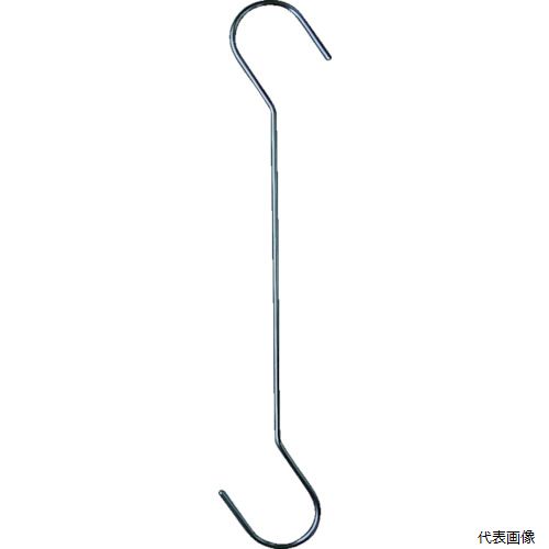 【特長】 ●線径が太く強度があります。 【用途】 ●天井など高い所からの吊り下げに最適。 【仕様】 ●使用荷重(kN)：0.1 ●D(mm)：6 ●L(mm)：900 ●S(mm)：54 【材質／仕上】 ●スチール(SWRM） ●表面処理：...