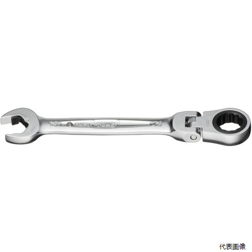 【特長】 ●スパナ部・めがね部ともに抜差し不要で早回し操作が可能です。 ●配管のフレアナットや狭い場所での締付け作業に最適です。 ●本体は薄形のストレート形状のため、奥まった狭い場所での作業に威力を発揮します。 ●安全ロープ取り付け穴付です...