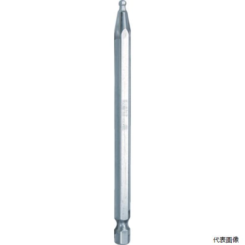 【特長】 ●従来のボールポイントに比べ10から20％ねじり強度が高く、傾けての使用（0から20°）で特に効果を発揮します。 【用途】 ●六角穴付ボルト類の締結用 【仕様】 ●対辺(mm)：3.0 ●全長(mm)：100 ●シャンク径(mm)...