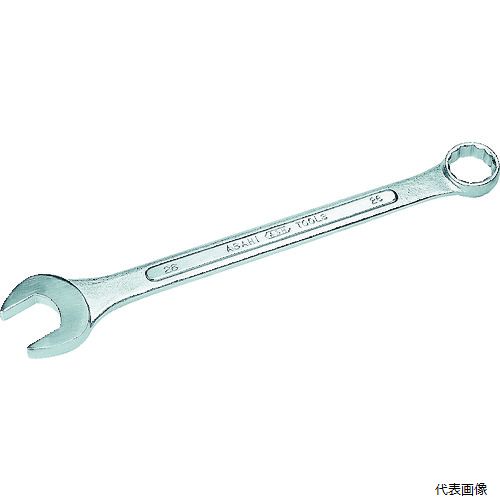 【特長】 ●JIS規格品です。口径寸法が同じスパナとめがねレンチを一体化し、スパナは早回しに、めがねレンチは本締め作業に適します。 ●めがね柄部の曲がり角度12°です。 ●材質は、S53Cです。 【用途】 ●ボルト・ナットの締結作業用 【仕...