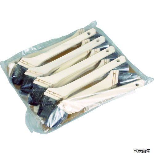 【特長】 ●10本入のお買い得パックです。 ●日曜大工、工場関係、船舶などの一般用です。 【用途】 ●油性用、万能刷毛。 【仕様】 ●刷毛幅(mm)：30 ●毛丈(mm)：40 ●玉厚(mm)：16 ●全長(mm)：220 【材質／仕上】 ...