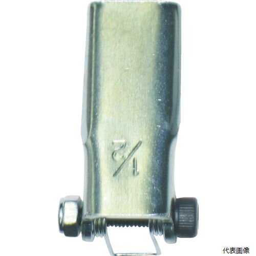 【用途】 ●レバーホイスト用補修パーツ ●品名：安全金具 ●適合機種：TLH-080 ●定格荷重(t)：0.8 【材質／仕上】 ●ヘラ：スチール（SPH） ●バネ：スチール（SW） ●ボルト：合金鋼 ●ナット：スチール（SS） 【入数】 ●...
