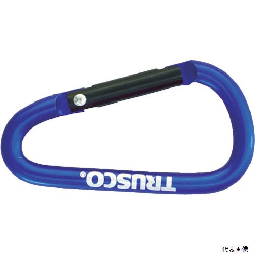 【特長】 ●カギやツールをワーキングベルトに吊るすことが可能です。 【用途】 ●土建作業など 【仕様】 ●色：ブルー ●幅(mm)：26.5 ●耐荷重(kg)：1 ●高さ(mm)：50 ●内寸(mm)：41.5 【材質／仕上】 ●アルミニウ...